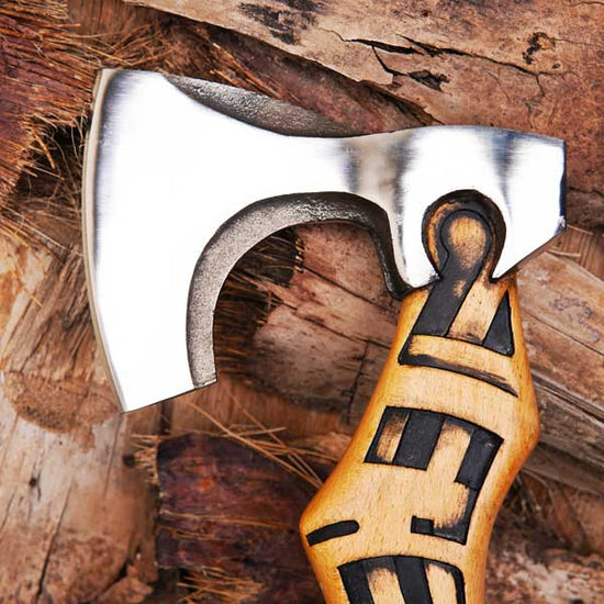 Vine Viking Axe Wrap Ash Wood Handle | Scorpion Mart