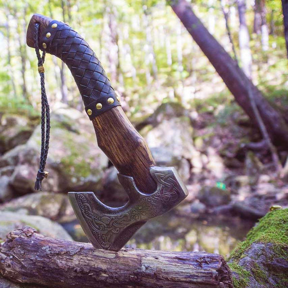 Fully Hand-Forged Vine Viking Axe Best Gift | Wedding Gift, Anniversar ...