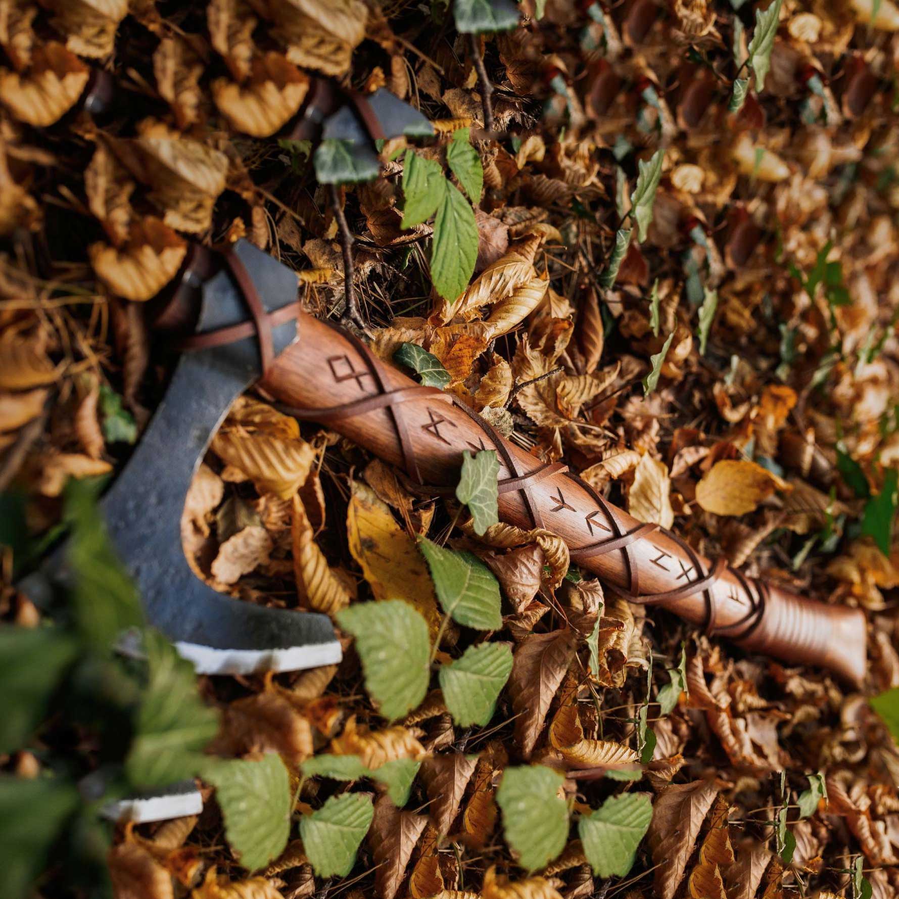 Ragnar Lothbrok Viking Axe With Engraved Runes On Handle | Wedding Gif ...