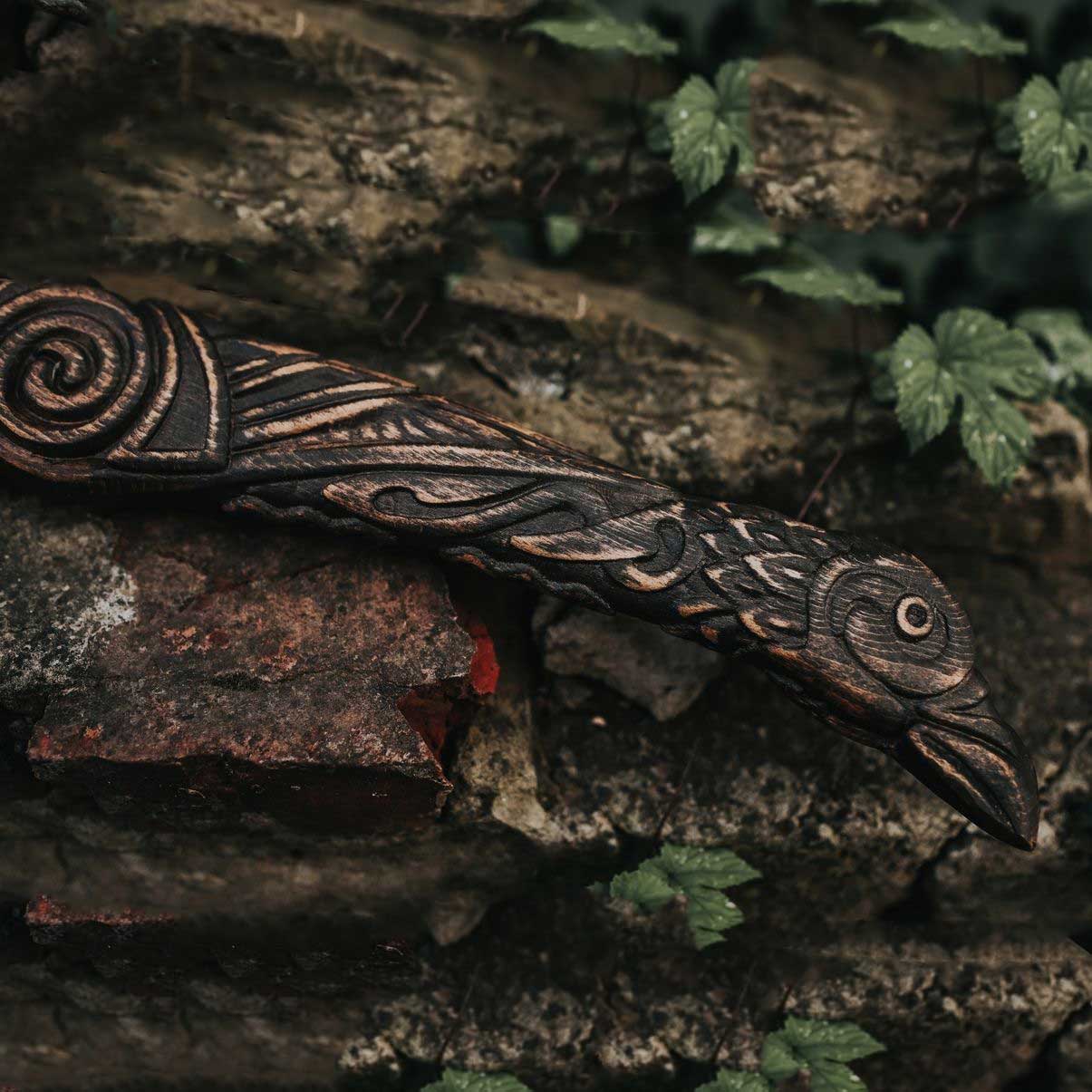 Huginn and Muninn Rune Viking Axe Best Viking Hatchet | Anniversary Gi ...