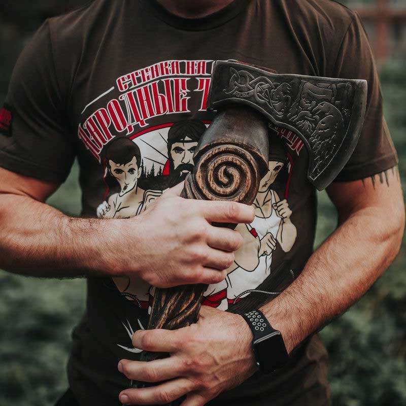 Huginn and Muninn Rune Viking Axe Best Viking Hatchet | Anniversary Gi ...